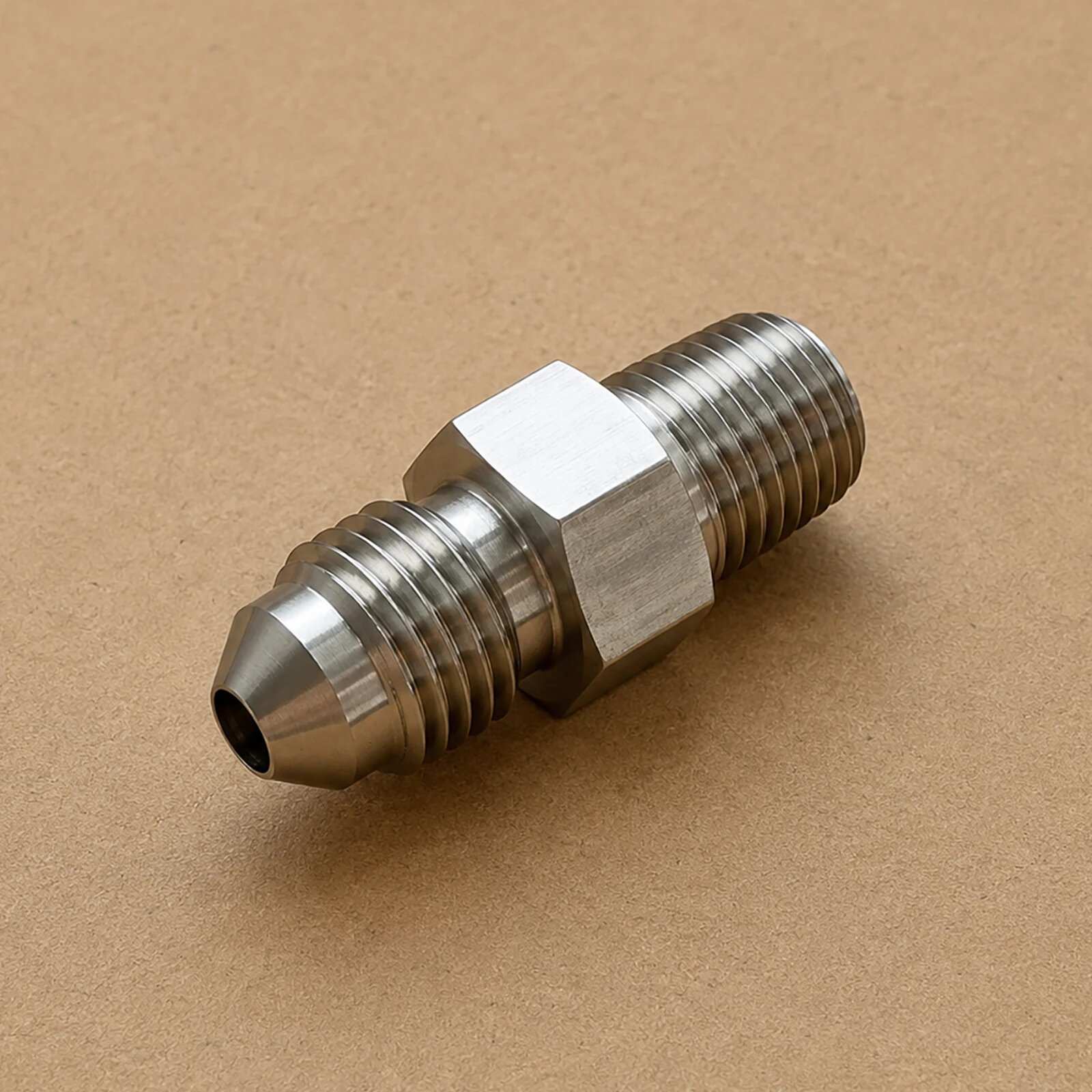 Топливный шланг AN3-AN16 с переходником NPT 1/8-3/4 AN4-1I8NPT, Stainless steel