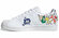 Кеды adidas, размер 40 EU, черный, белый