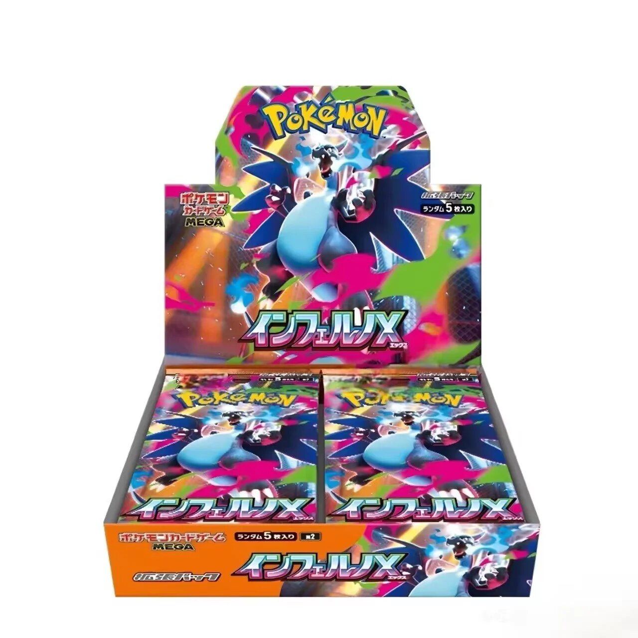 Набор Бустеров Pokémon TCG Phantasmal Flames - 30 Пакетов a box of