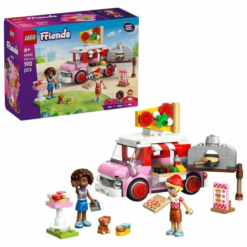 Конструктор LEGO FRIENDS - Фургон с пиццей, 190 эл. - Лего Друзья 42694