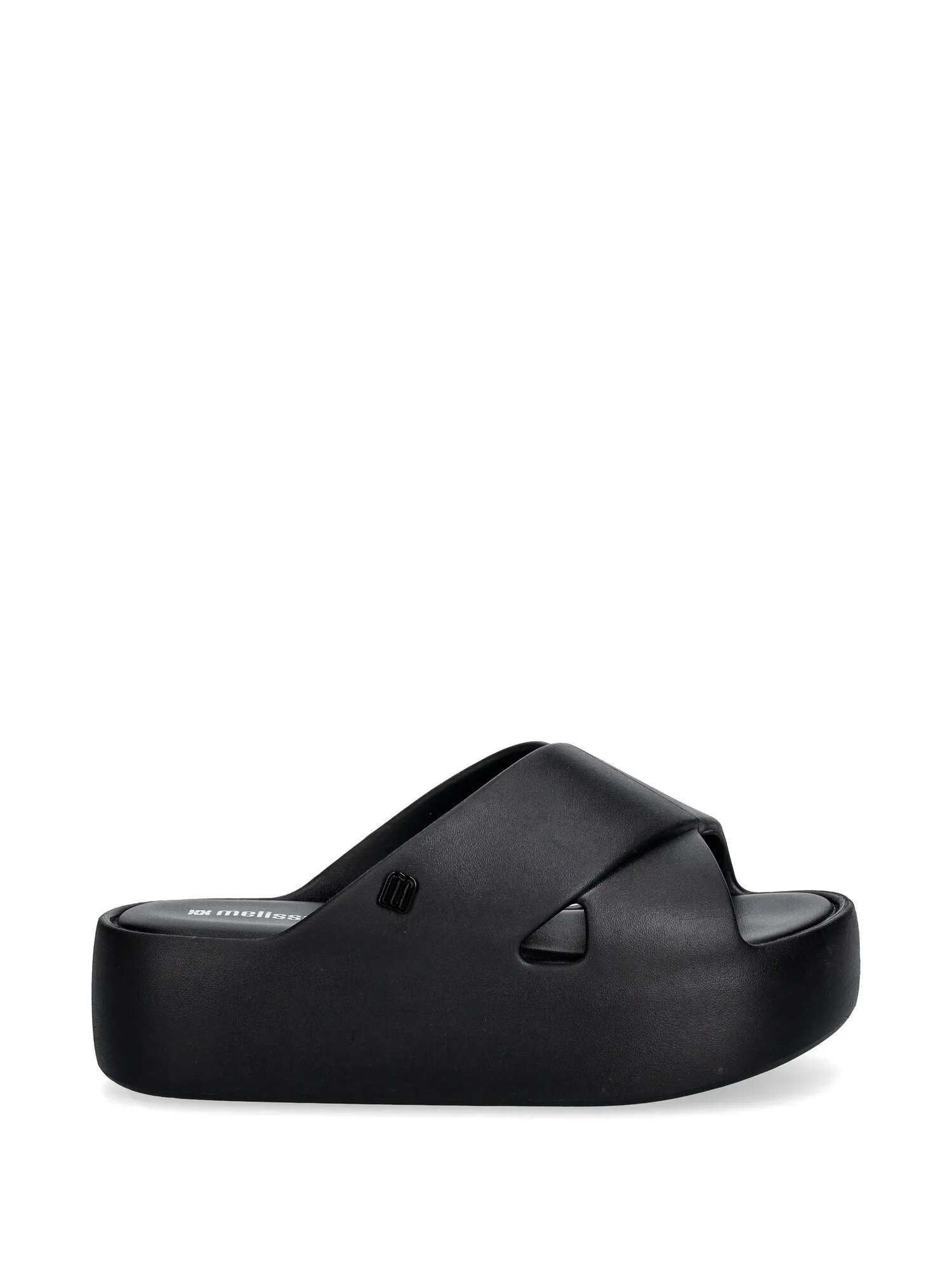 Шлёпанцы Cross-strap platform slides