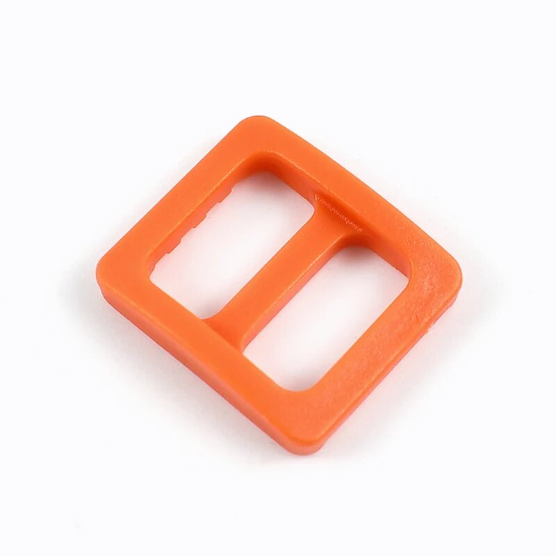Meetee пластиковые регулируемые пряжки 10 мм Оранжевый, 10mm-20Pcs, Orange1