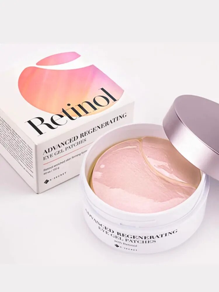 K-SECRET Регенерирующие патчи с Ретинолом/Advanced Regenerating Eye Gel Patches, 60шт