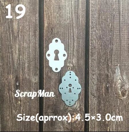 Металлический трафарет для скрапбукинга, D19