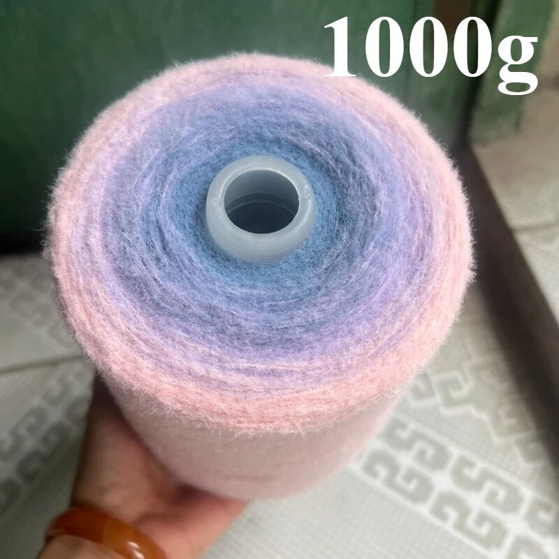 Градиентная хлопковая пряжа Cloud Cotton 500г/1000г/1500г 6 Inverted-1000g