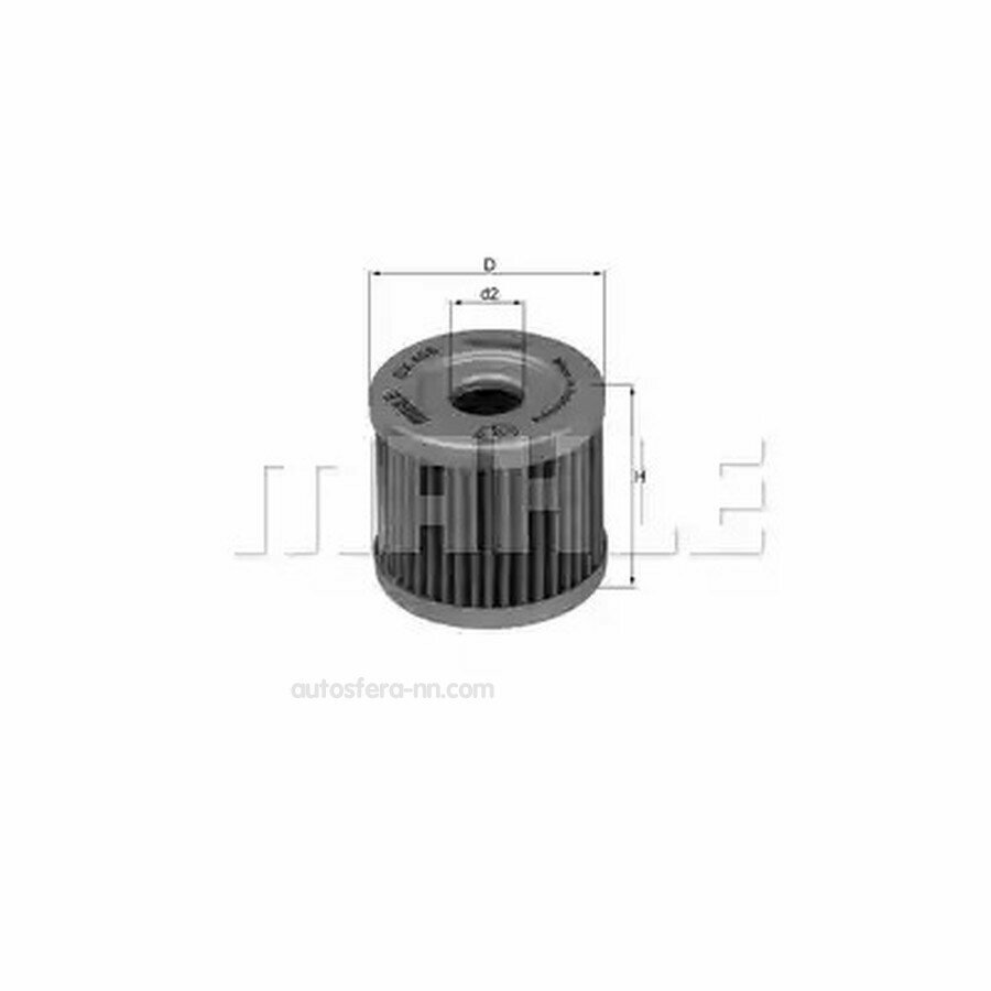 MAHLE OX406 Фильтр масляный SUZUKI (для мотоцикла/moto)