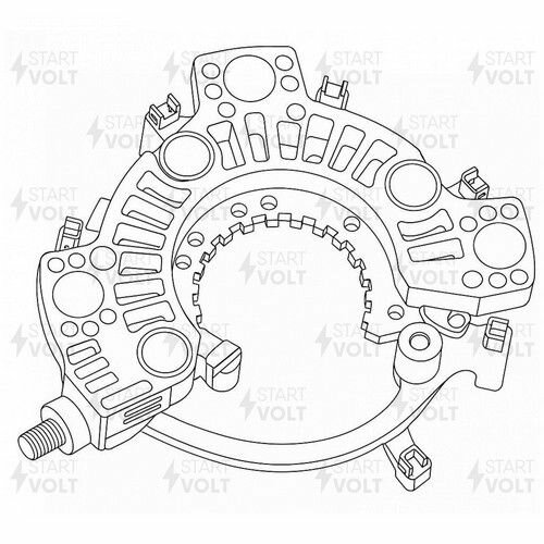 Мост диодный генератора для а/м Mini Countryman (10-)/Cooper (10-) 1.6i, STARTVOLT VDB1682