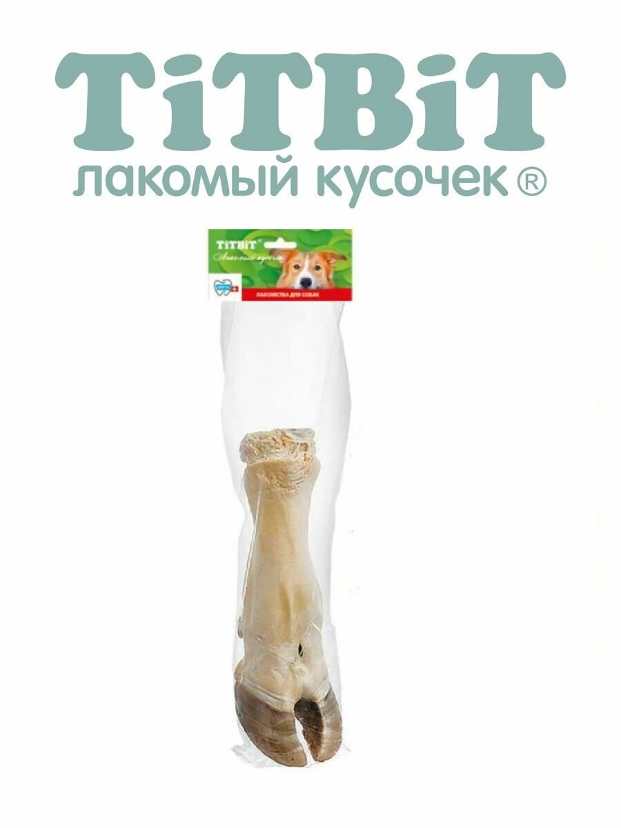 TiTBiT Лакомство для собак Нога говяжья большая