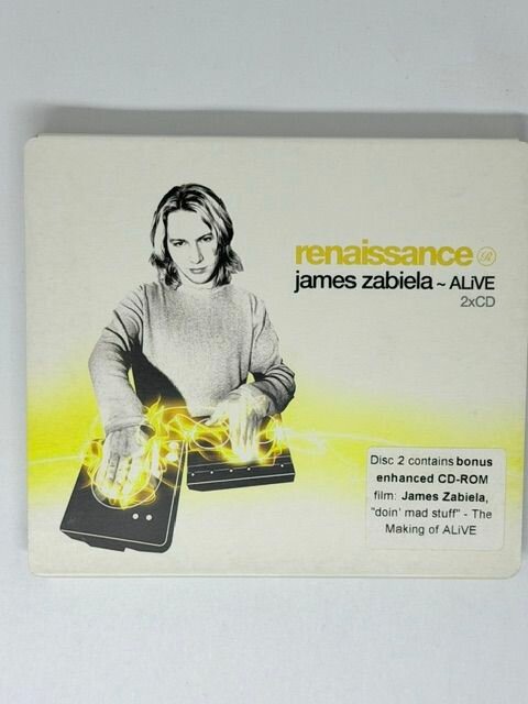 Музыкальный диск James Zabiela ALiVE (CD, UK) '04 NM