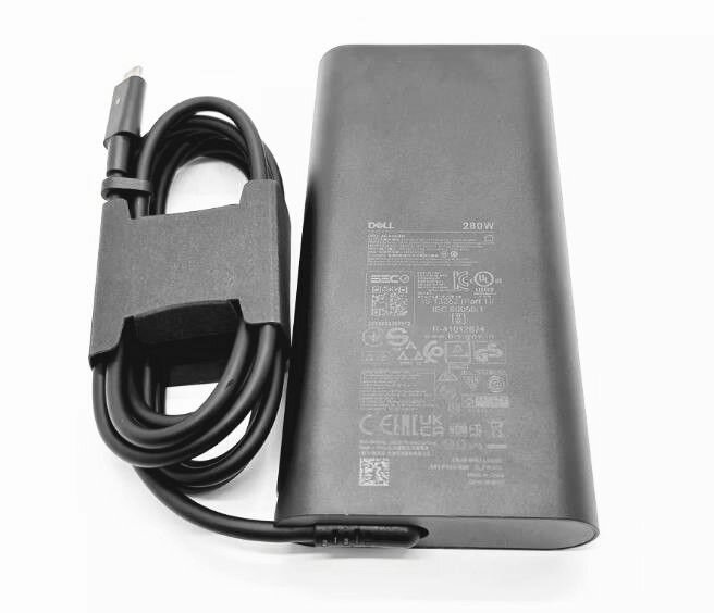 Адаптер питания USB-C 48 В/5,83 А 280 Вт для ноутбуков Dell Pro Max 16 Plus MB16250/18 Plus MB18250, Pro Max 16 Plus/18 Plus series, Alienware M16/M18 series, Precision 7670