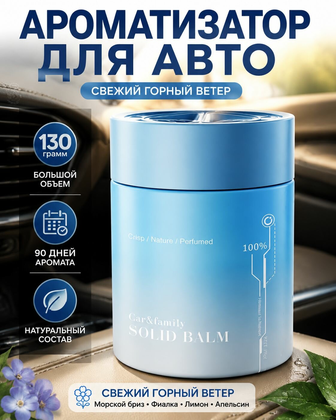 Ароматизатор автомобильный, Автопарфюм, 130 мл, подарок мужчине ароматизатор для дома ароматизатор в машину ароматизатор для автомобиля автопарфюм 130 мл ароматизатор в салон для дома и авто