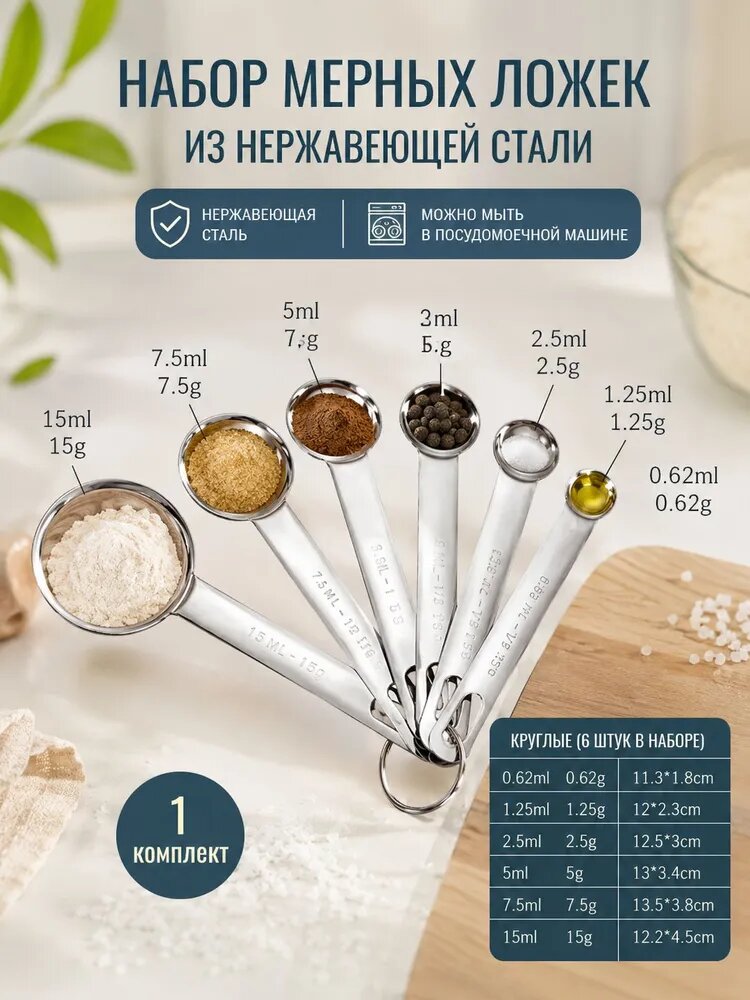Емкость мерная, 5 мл, 6 шт