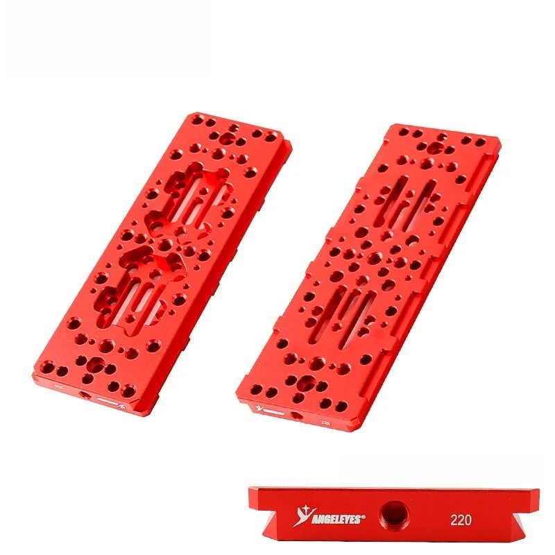 Пластина-держатель Losmandy Wide Dovetail Plate Bar для телескопов, красный Red-220mm