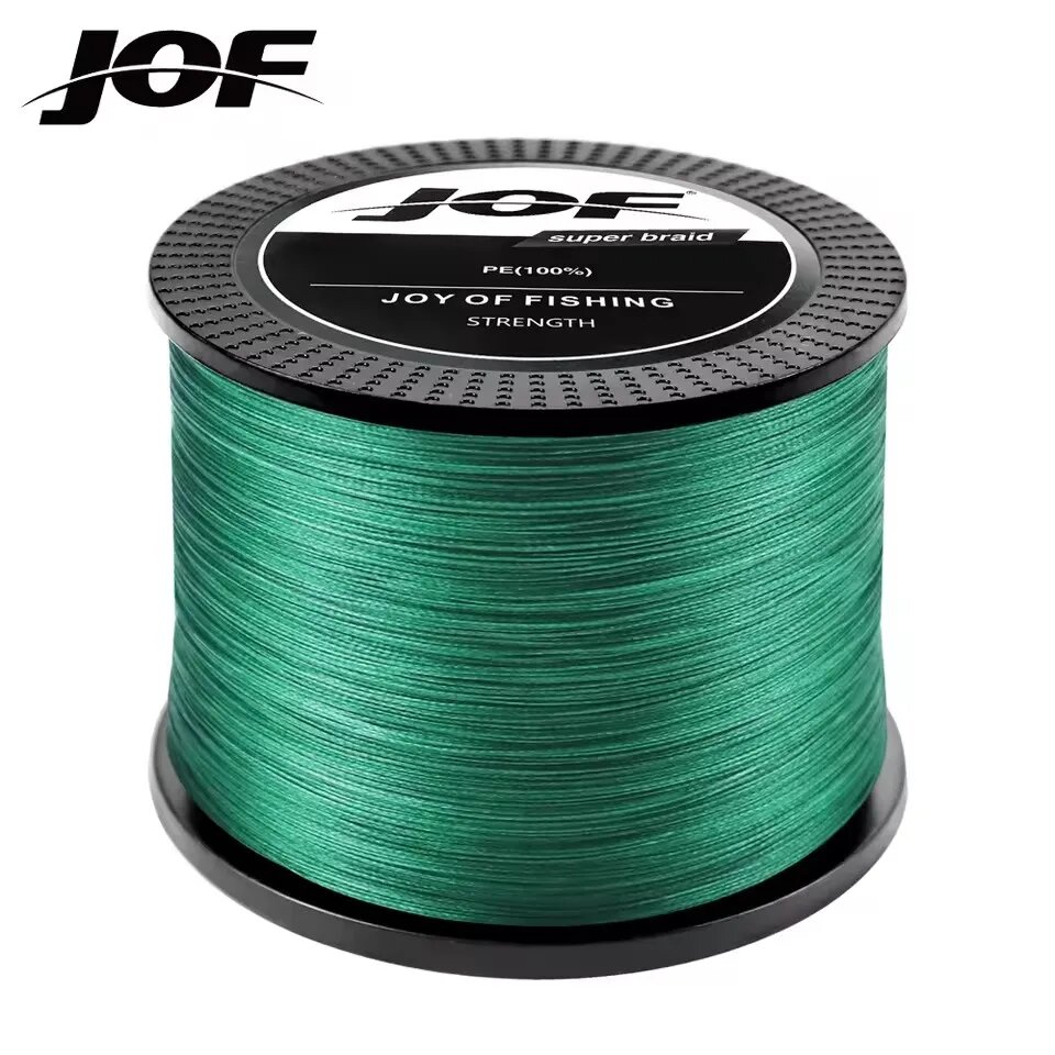 JOF X8 плетеная леска 0.17мм, 20lb, 300м, Green