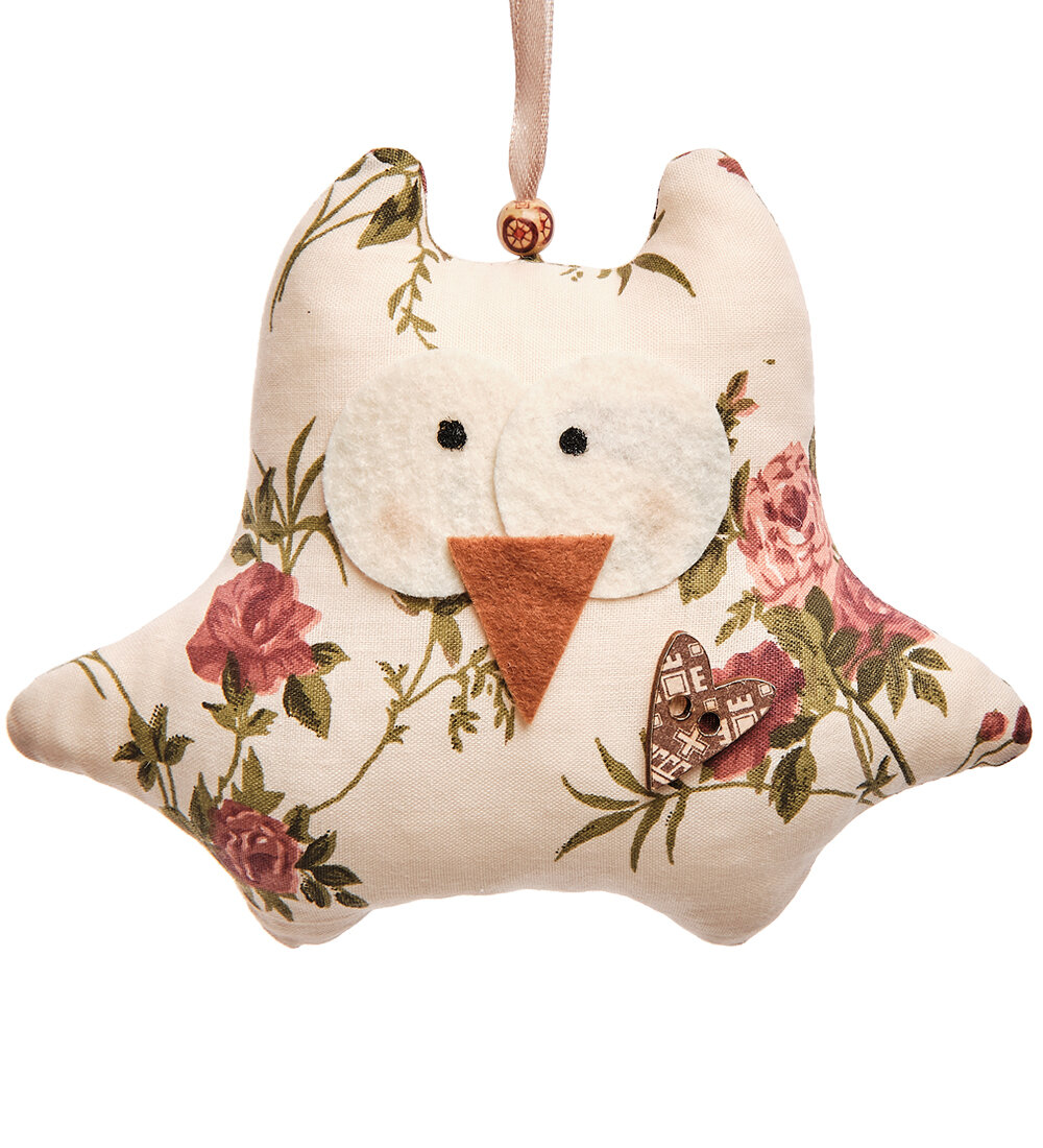 Игрушка лоскутная "Сова" ТК-159 113-704742