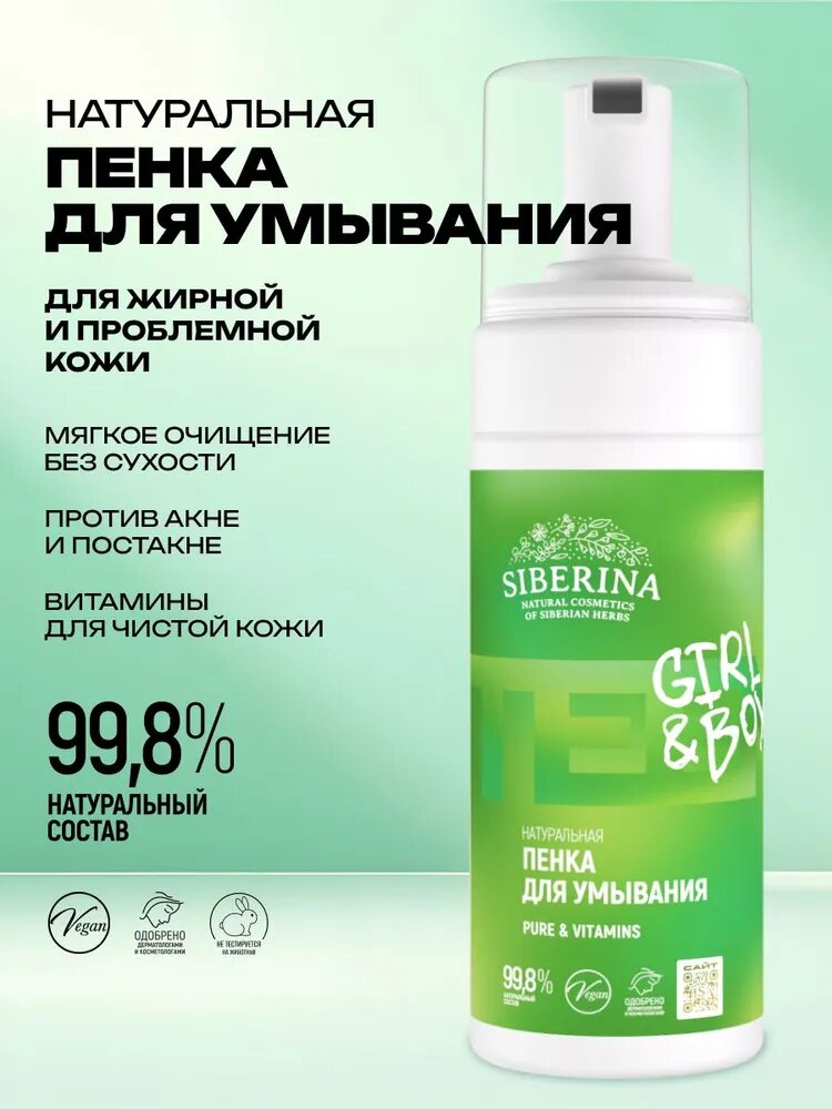 Пенка для умывания лица от прыщей подростковая