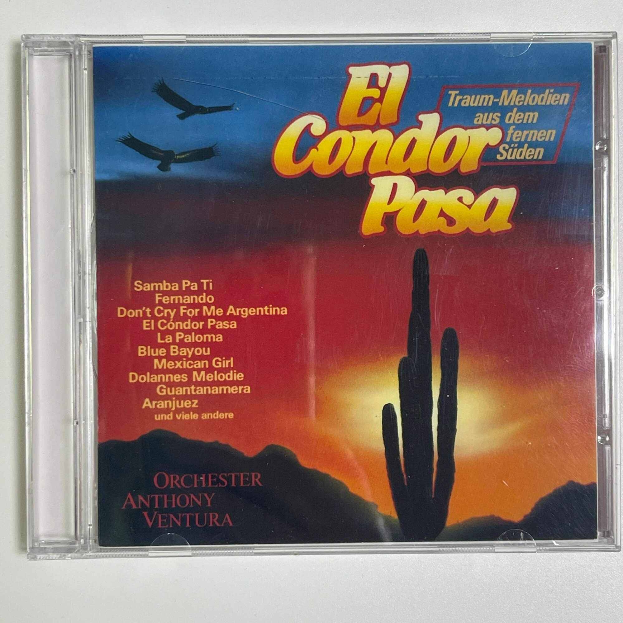 Компакт-диск(CD) El Condor. Orchester Anthony Ventura.