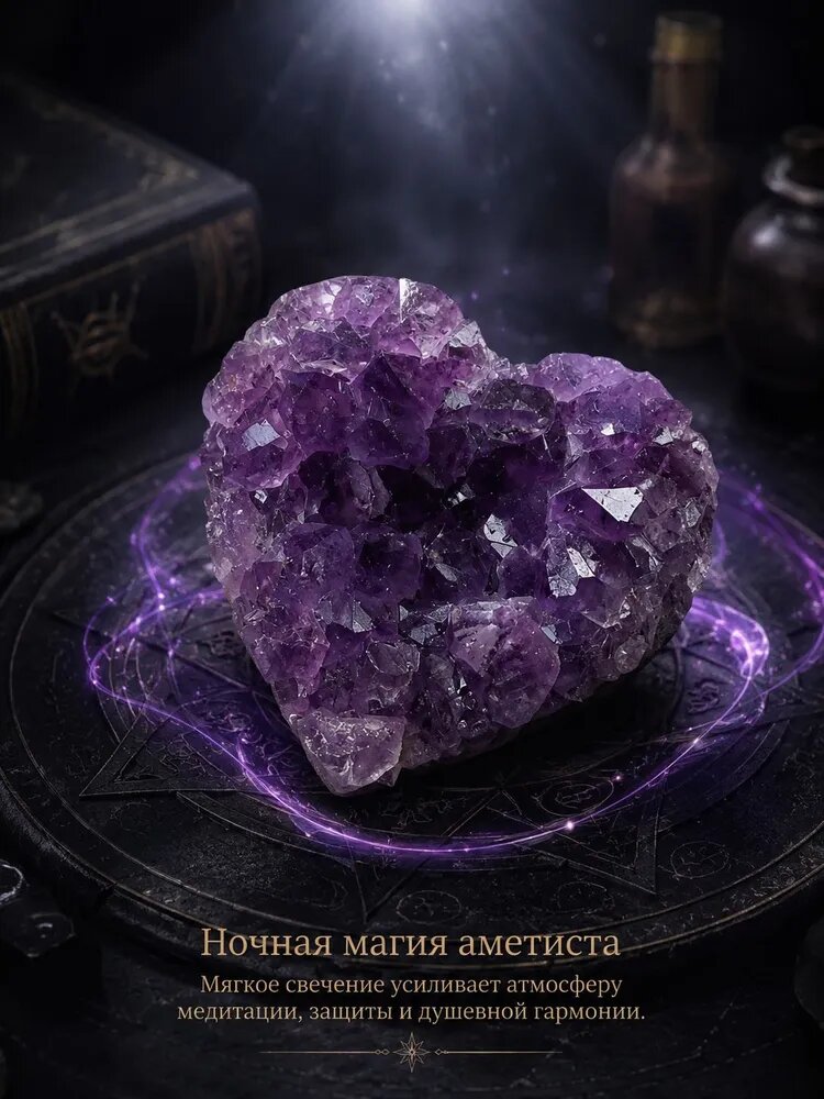 Талисман Оберег/Украшения из натурального аметиста