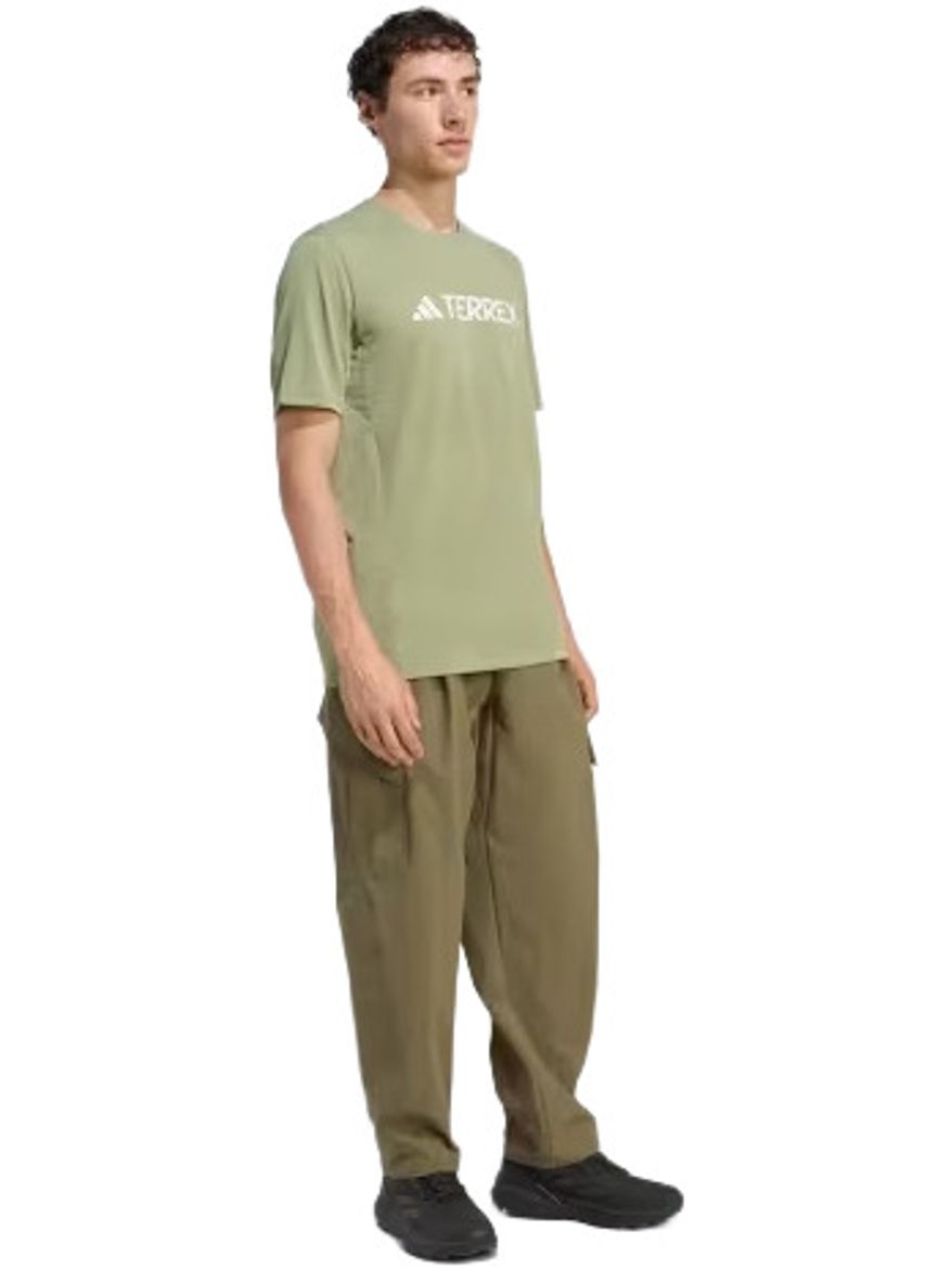 Футболка спортивная adidas Terrex Multi Climacool Logo Tech Tee, размер XL, зеленый — фото 1