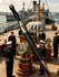 Коллекционная модель военного корабля из металлического сплава, серый цвет, 600 ...