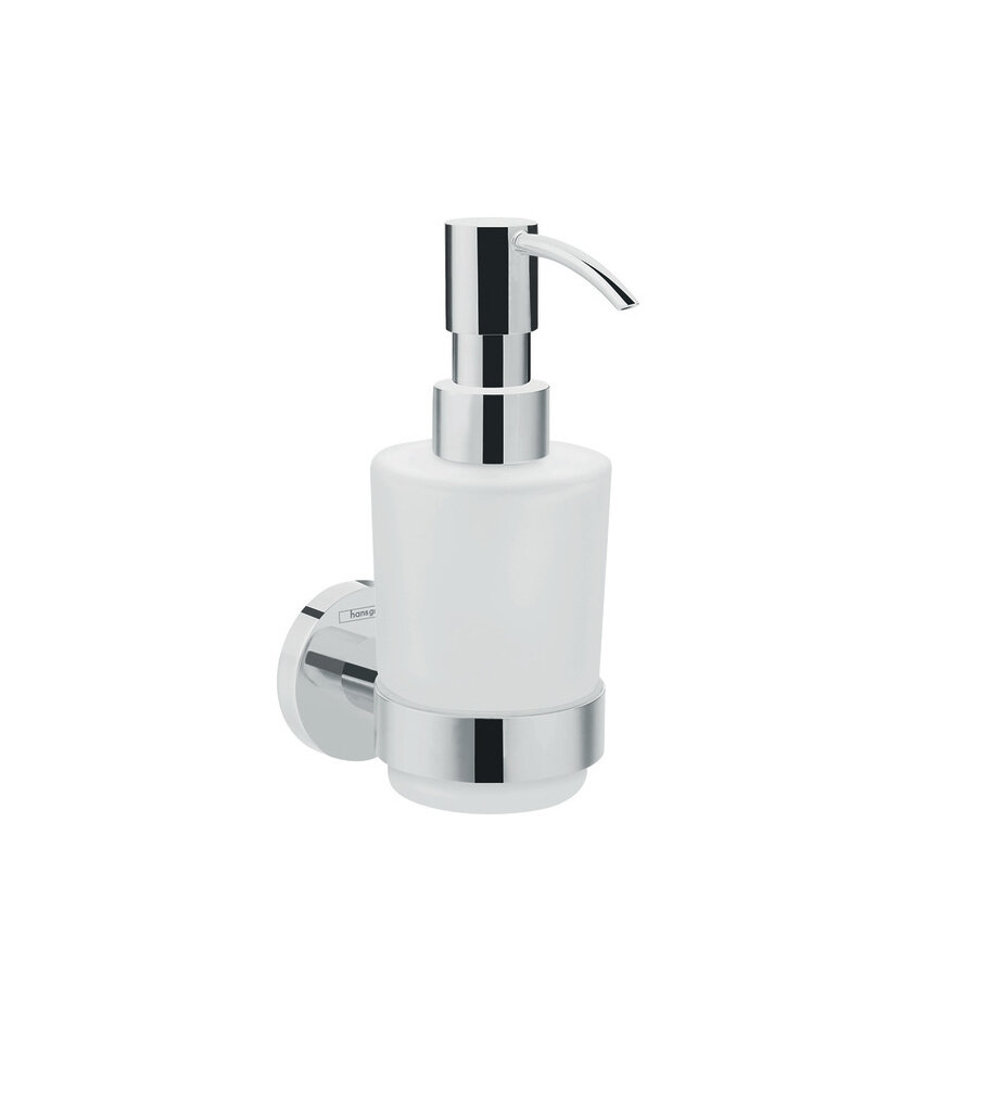 Дозатор жидкого мыла Hansgrohe Logis Universal 41714000, матовое стекло