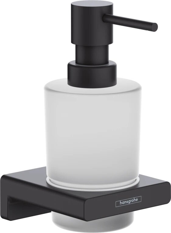 Дозатор для жидкого мыла Hansgrohe AddStoris 41745670 матовый чёрный