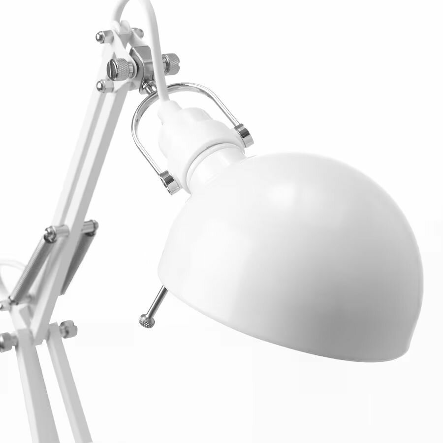 IKEA FORSA Настольная лампа белая 35 см икеа форсер 304.391.17