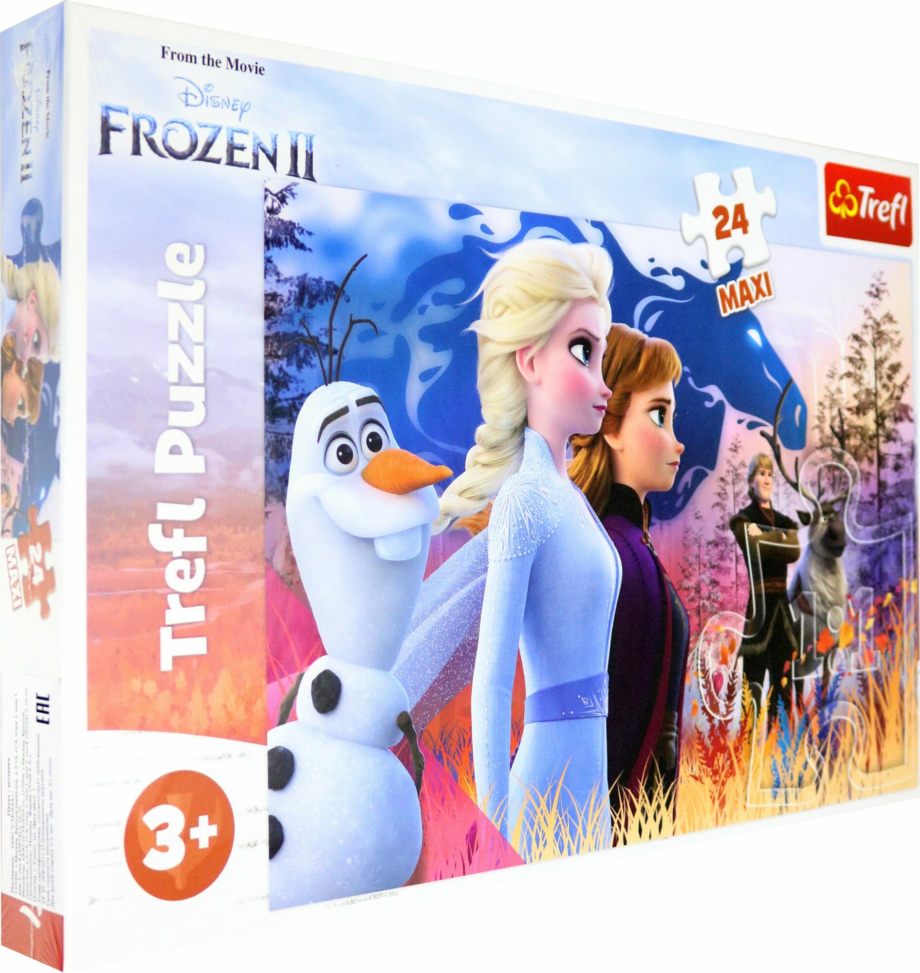 Trefl. Puzzle-24 MAXI. Волшебное путешествие, Фрозен2