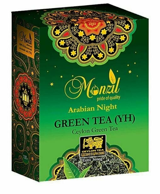 Monzil Чай зеленый, Арабская ночь, 100 гр.