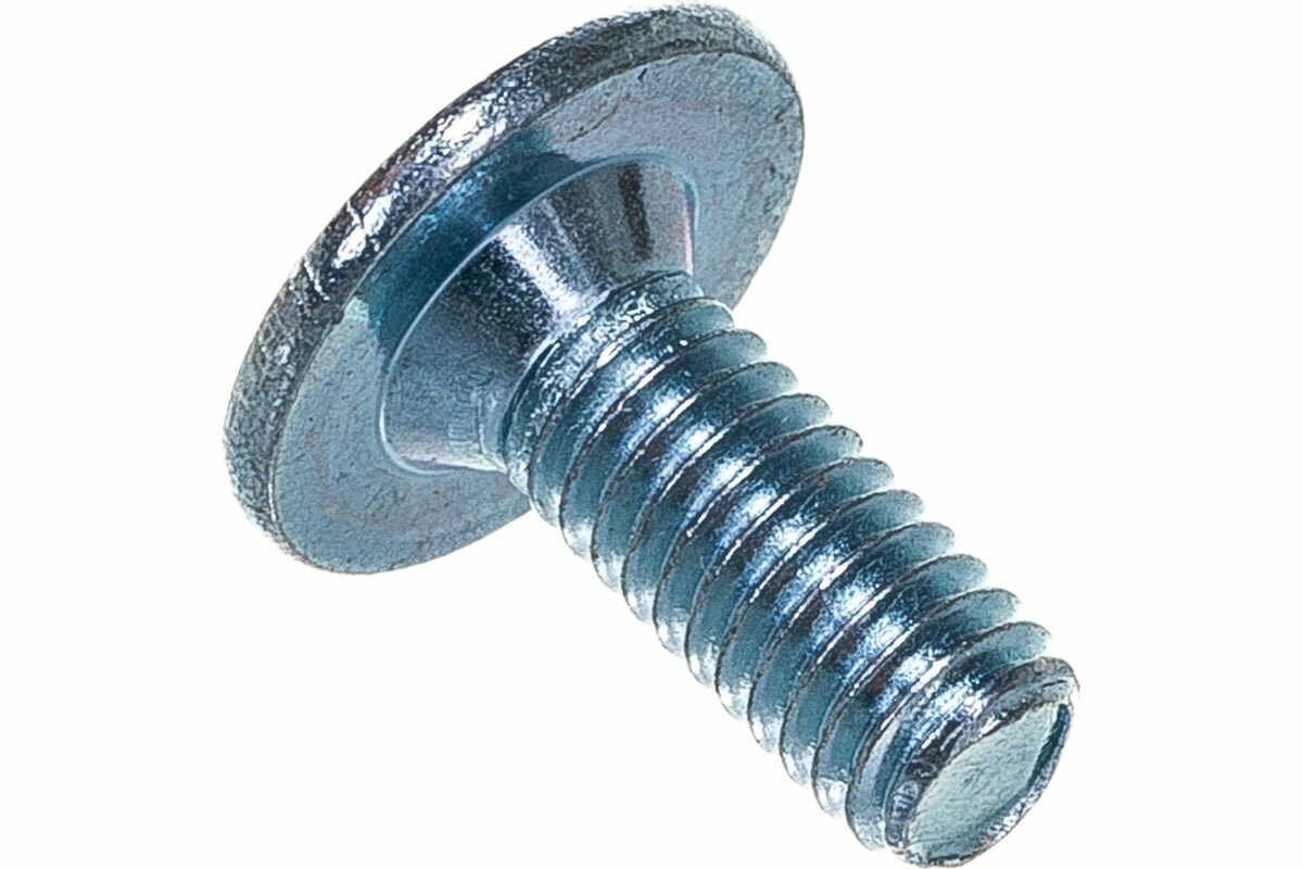 ЦКИ мебельный винт М6х15 Ц 200 шт - крепеж для мебели, резьба М6, упаковка в коробке