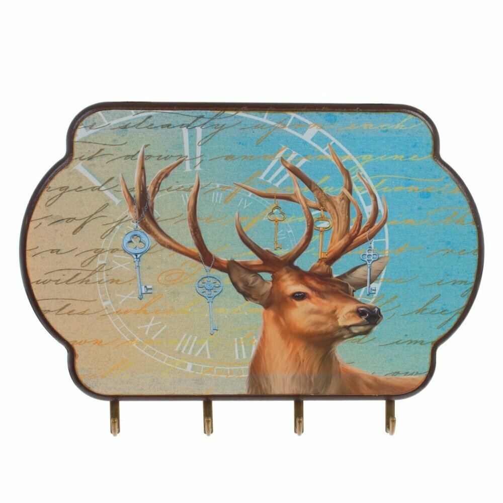Ключница открытая "Олень", 28х3х20 см