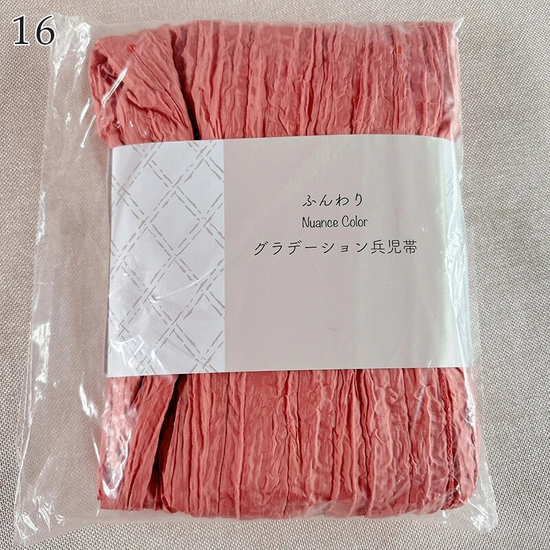 Классическое японское кимоно Оби из полиэстера Розовый, 16