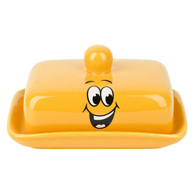 DOLOMITE Smile масленка керамика 17x12,5x8,5 см - элегантная сервировка стола