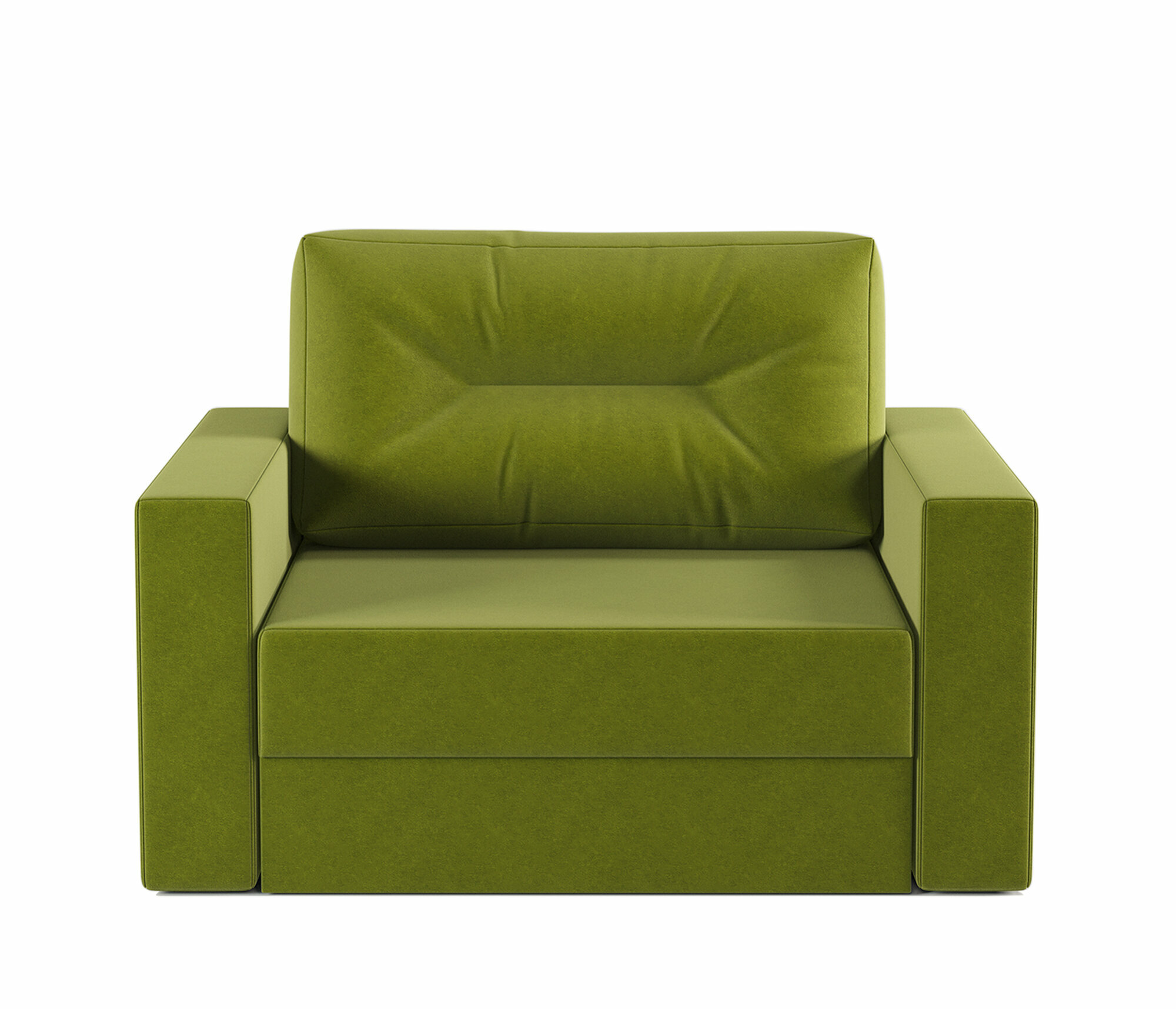 Кресло-кровать Норд, велюр Дрим эппл, еврокнижка