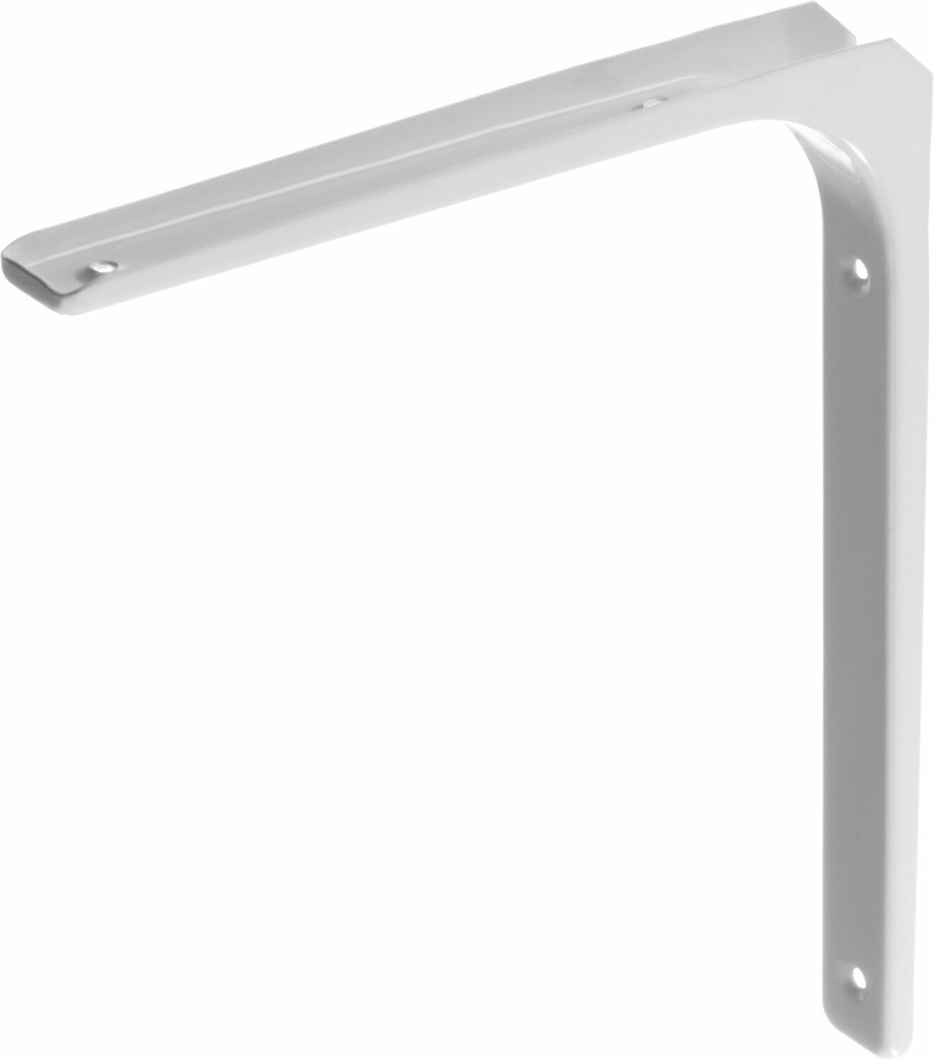 Уголок-кронштейн STAYER 250х300х30х1.2мм, белый 37413-1