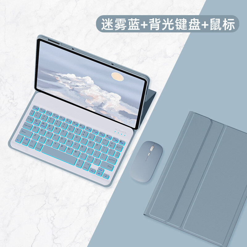 Чехол-клавиатура Neutral, для Xiaomi, Redmi Pad SE, iPad, кожаный, Bluetooth-клавиатура, мышь