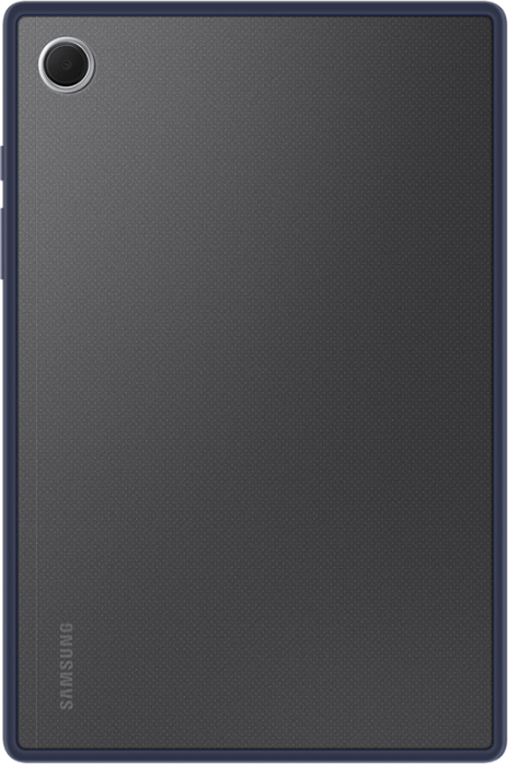 Чехол-накладка Samsung Tab A8 EF-QX200TNEGRU Clear Edge Cover Tab прозрач. с тёмно-синей рамкой