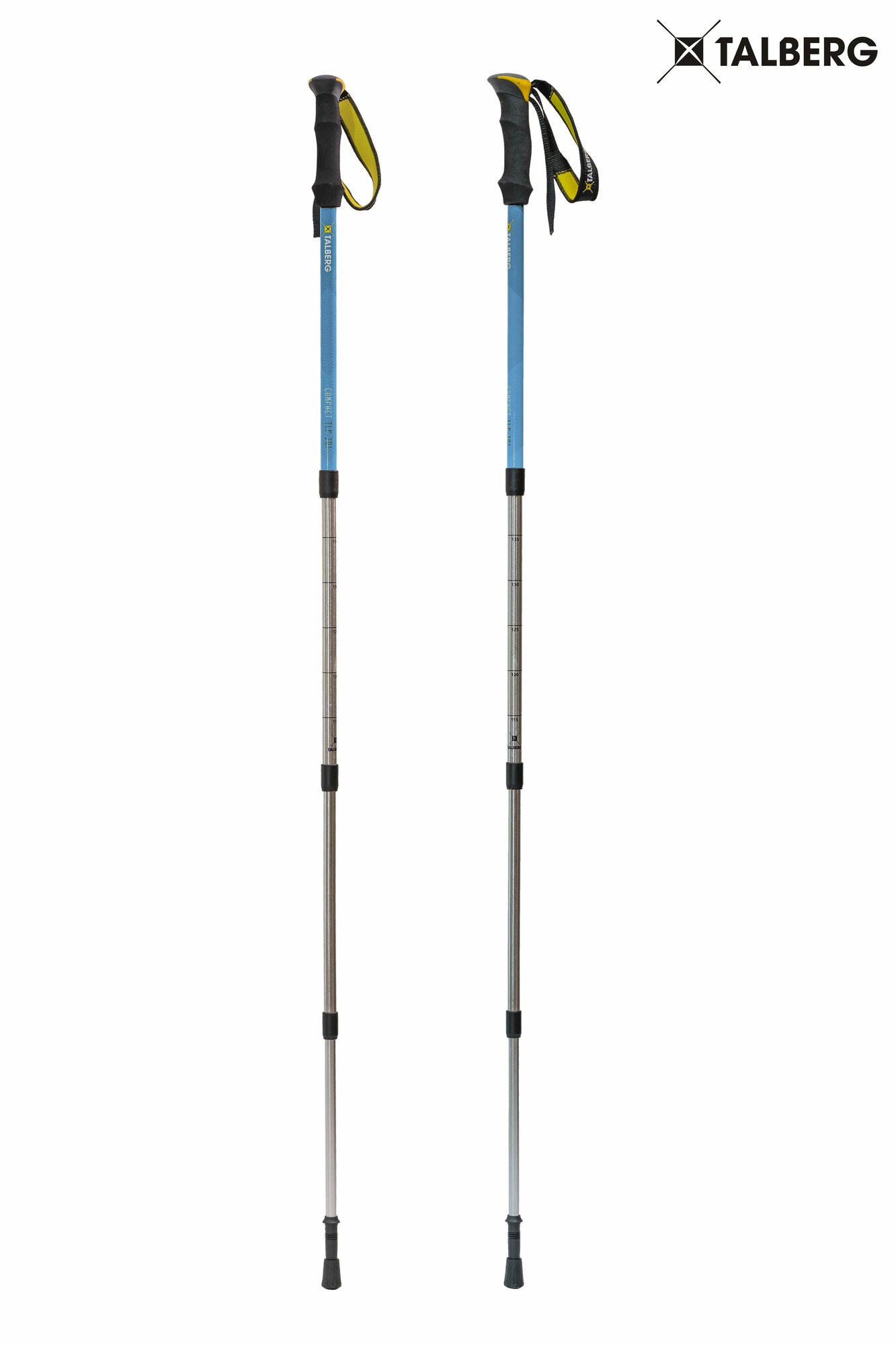 Палки для трекинга Talberg COMPACT POLE, 57-140 см, 2 шт, цвет: синий