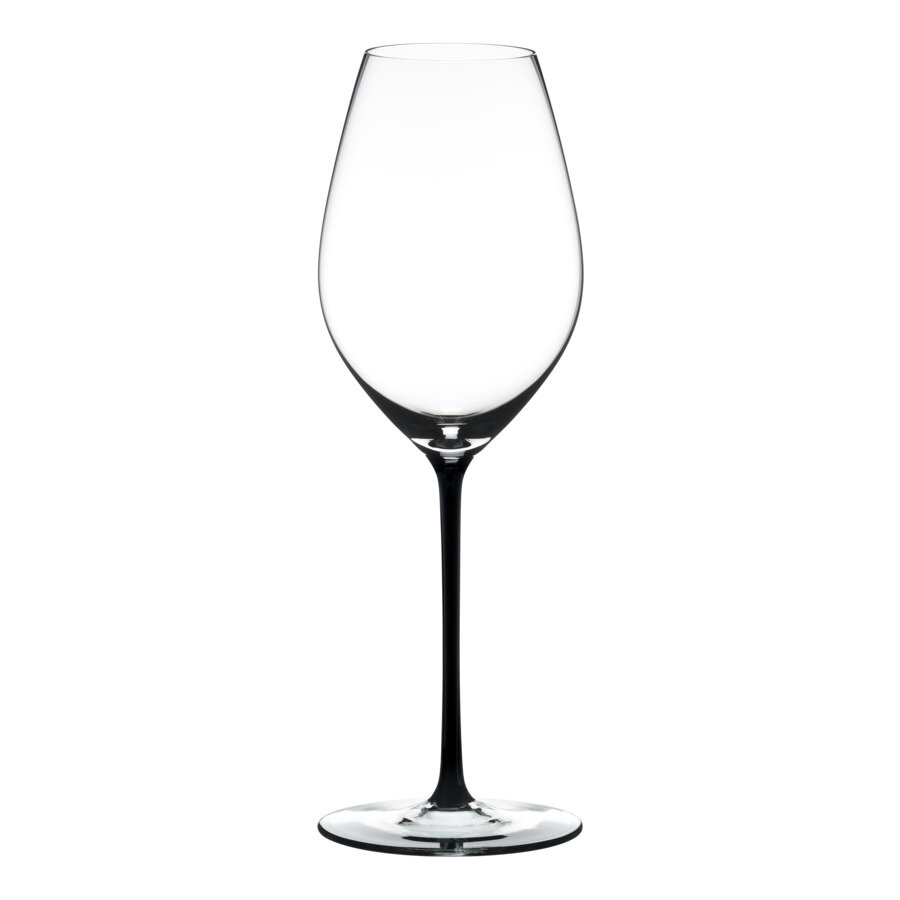 Бокал для шампанского Riedel Fatto a Mano Champagne 459мл, черная ножка, ручная работа, хрусталь