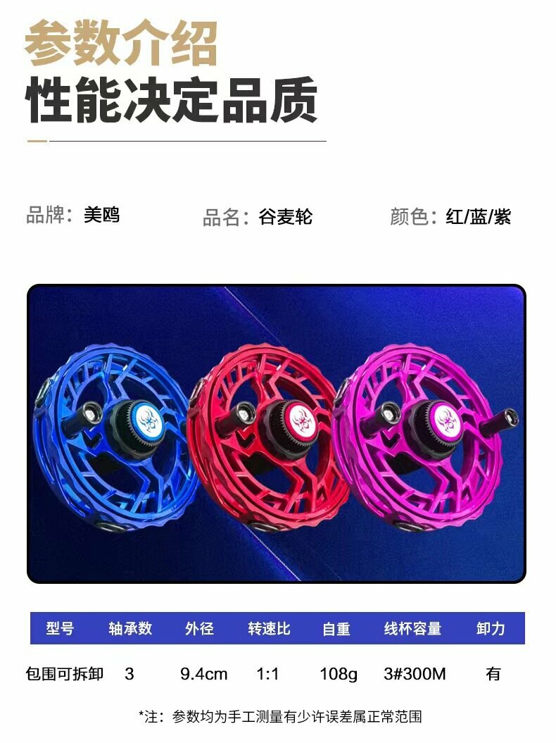 Легкая антифрикционная прялка Meiou с рельефом, зернистая прялка, ручная прялка, передняя прялка, восьмисторонняя прялка, прялка, прялка