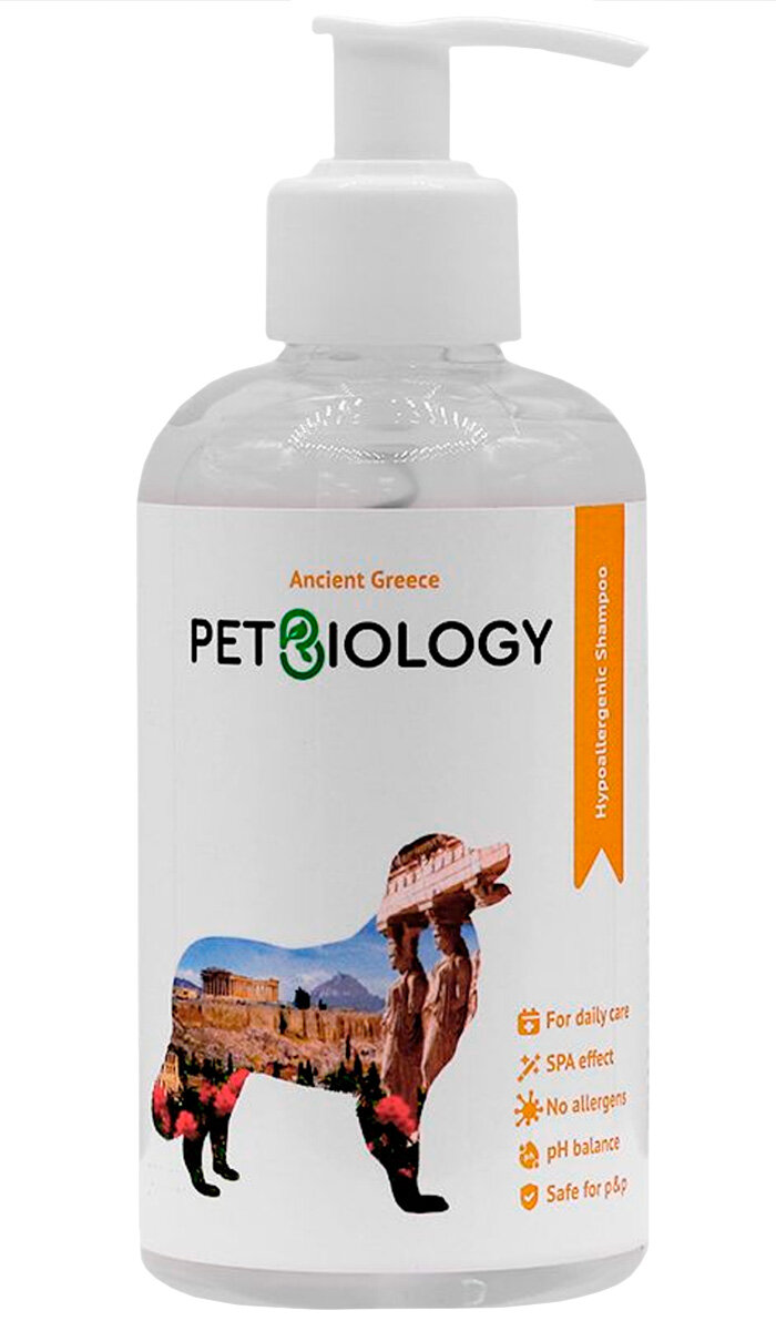 Шампунь гипоаллергенный Petbiology Греция для собак и щенков с инжиром и виноградной лозой 300 мл 1 шт