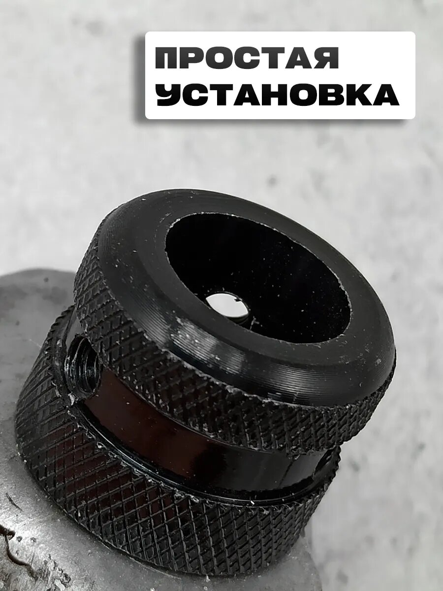 Ручка MkAuto Насадка на КПП / МКПП "Череп" 1 шт, крепление в комплекте — фото 1