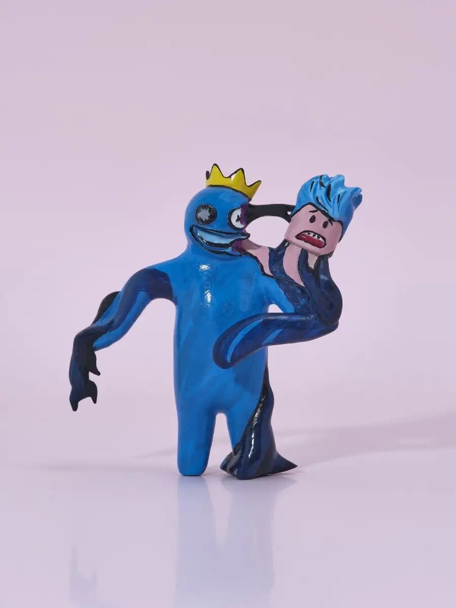 Радужный друг Синий Blue / Игрушка из игры, мультика Roblox