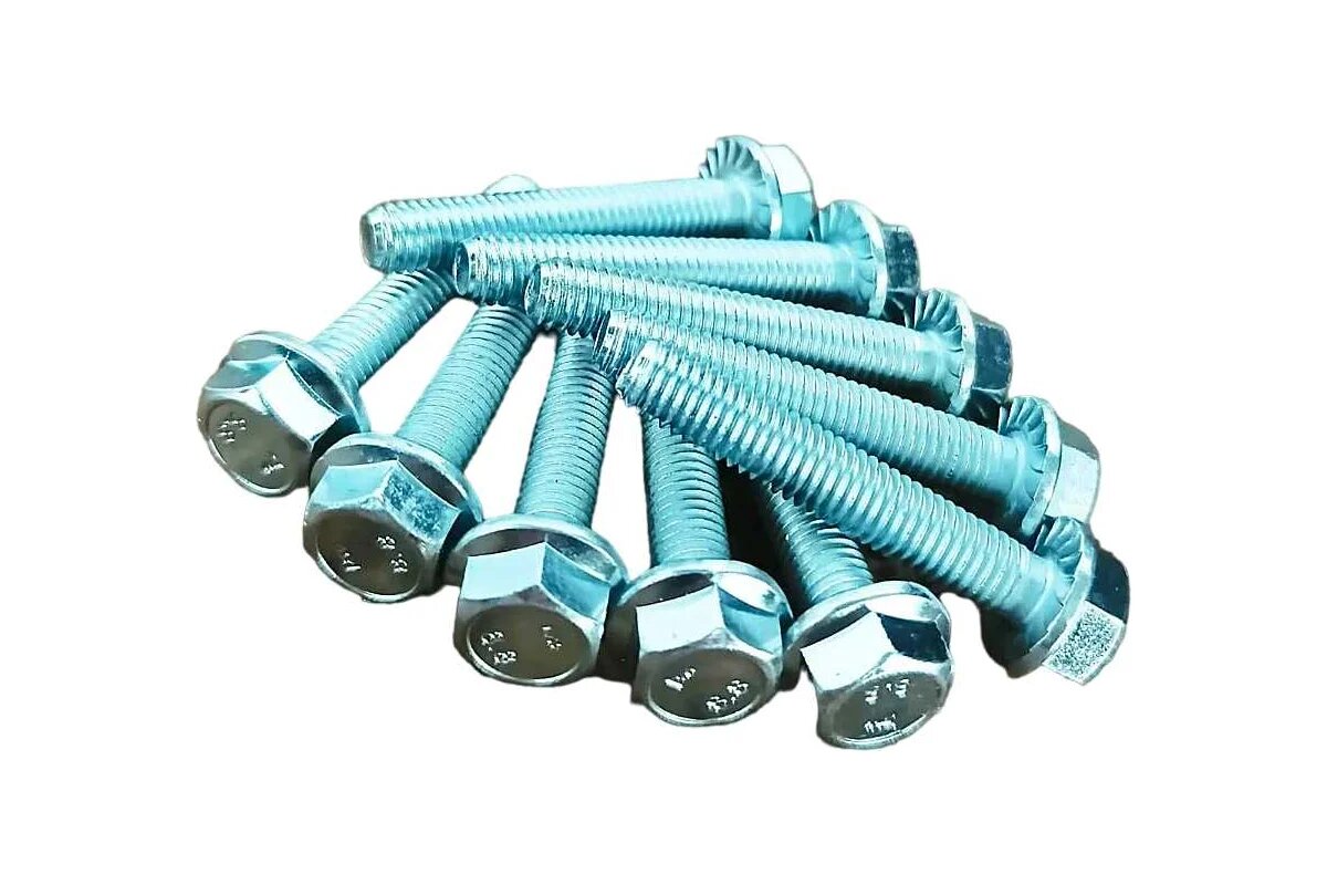 23 болта Болт М8x45 с фланцем к. п.8.8 ОЦ DIN6921, резьба М8, 50 шт, 11201