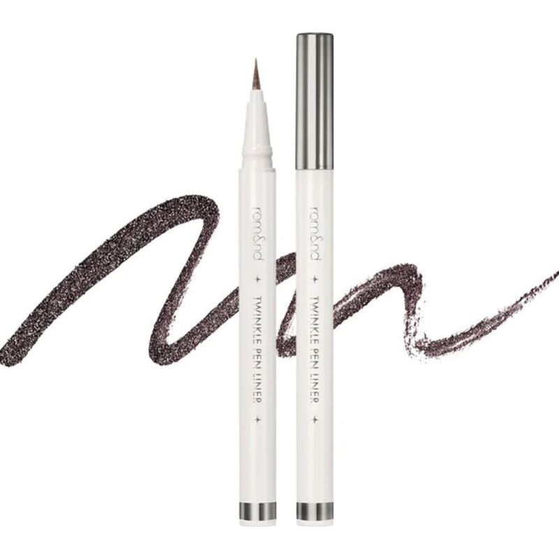 ROM&ND Twinkle Pen Liner 04 Midnight Ash Сияющая подводка для век