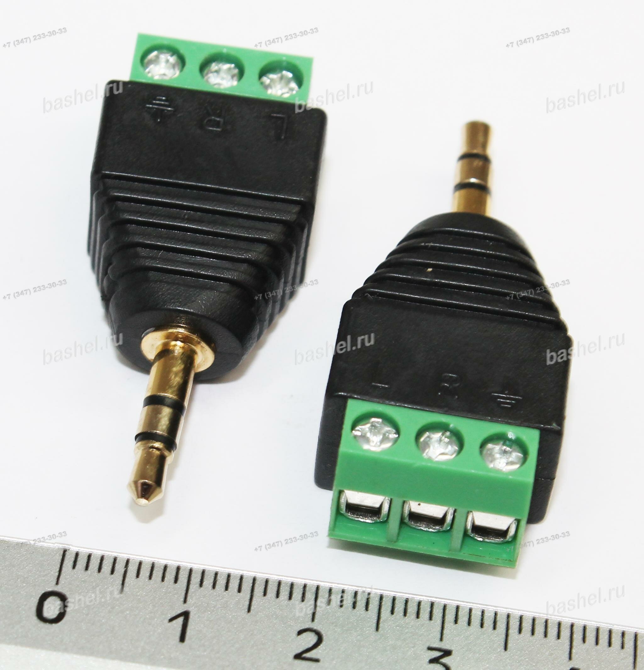 Штекер «Джек 3,5 мм» (стерео) с клеммной колодкой REXANT