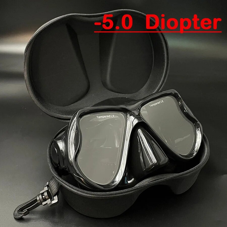 Оптическая маска для дайвинга Adult Corrective Diving Mask от -1.5 до -5.0 -5.0