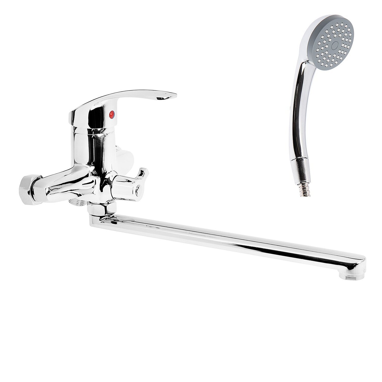 Смеситель для ванны Эверест B22-024 душевой набор хром