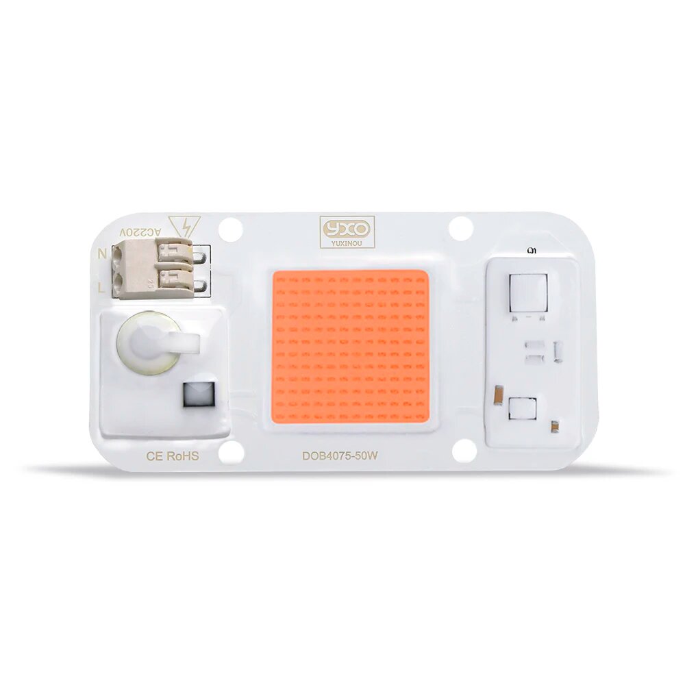 Светодиодная фитолампа YXO 30W 220V, полный спектр 370-780nm