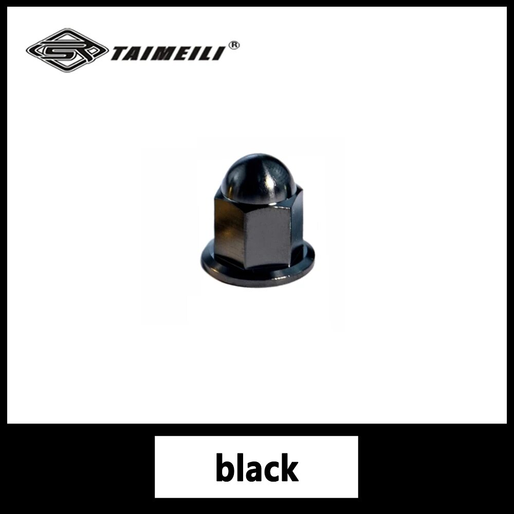 Черная закрытая фланцевая гайка TAIMEILI M8x1.25